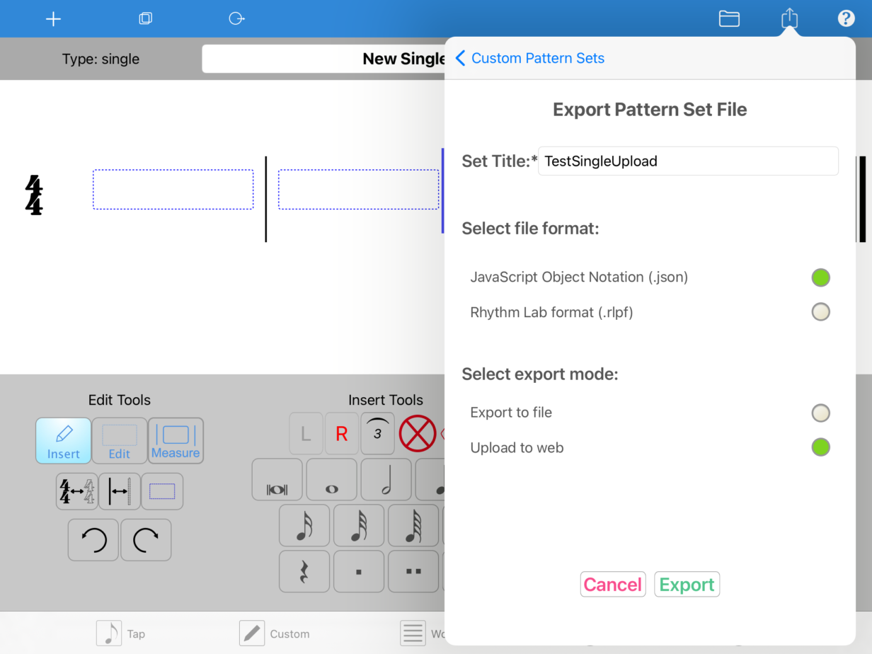 How to Upload Patterns – Rhythm Lab