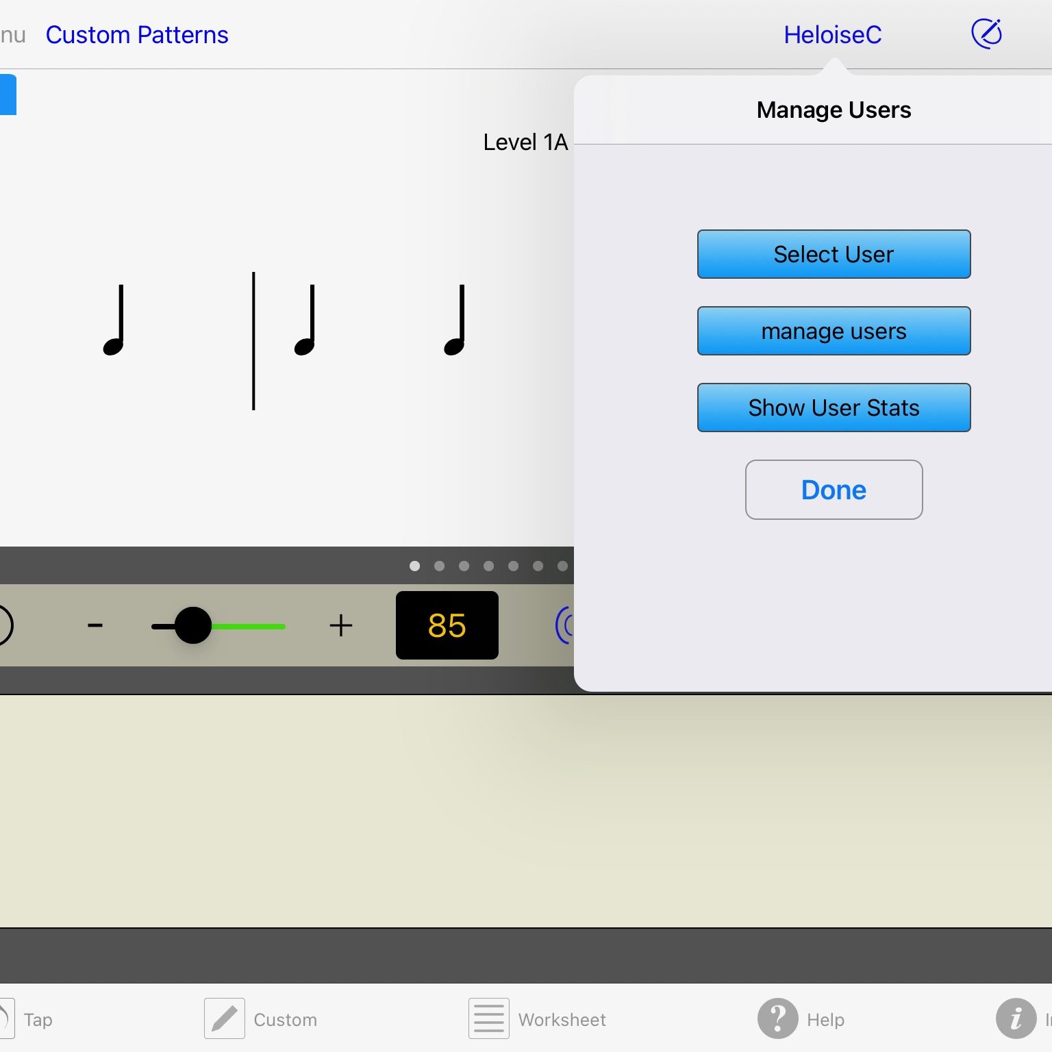 Rhythm Lab – The ultimate rhythm app for the iPad.